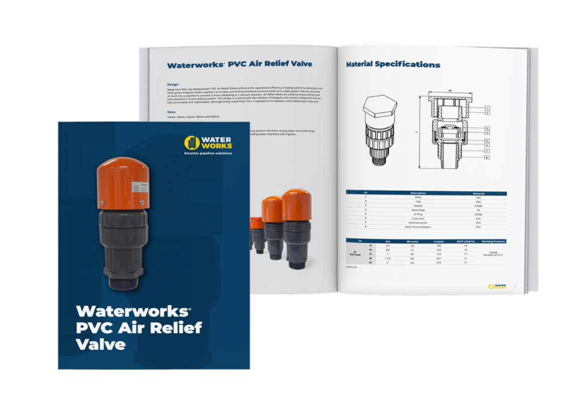 Download our PVC Air Relief Valve Brochure
